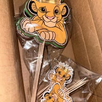 3 Baby Lion King, Simba Mini Diaper Cakes, Party Decoration, Baby ...