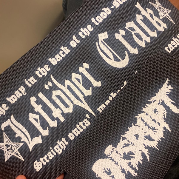 Leftover Crack Patch - DIY Anarcho Crust Punk Citizen Fish Star ...