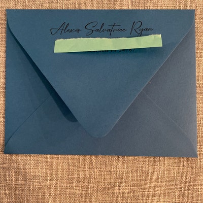 Personalized Script Thank You Cards Thank You Notes Flat or Folded ...