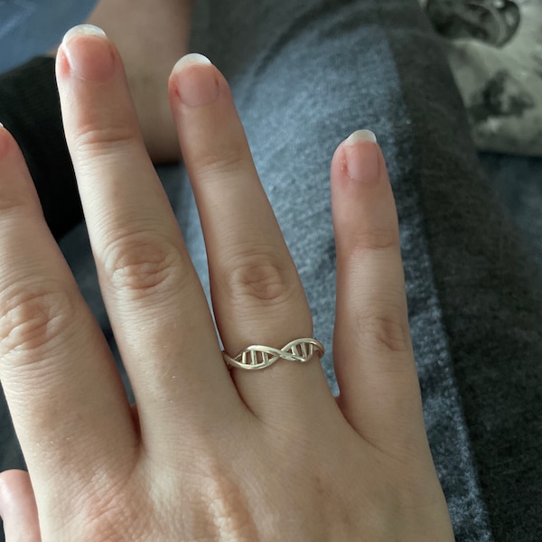 Gold Dna Ring-dna Ring-science Ring-chemistry Ring-molecule Ring ...