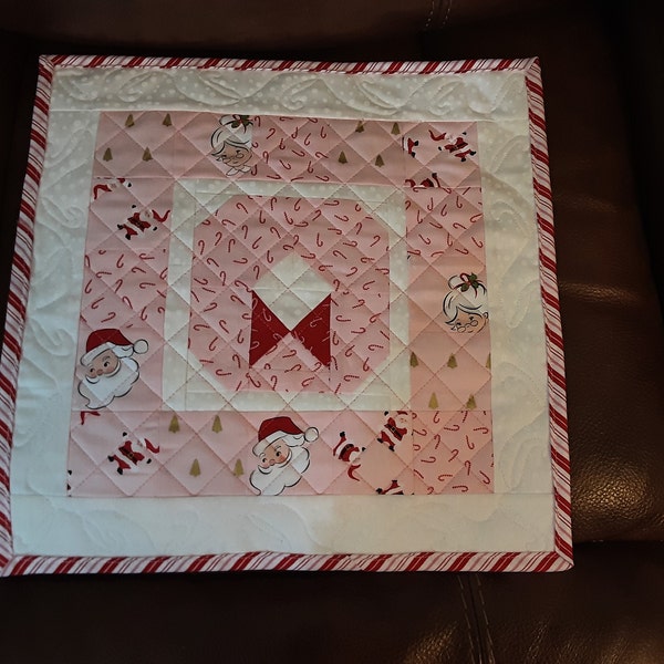 W is for Wreath Mini Quilt - PDF Download (alphabet Series) - Etsy
