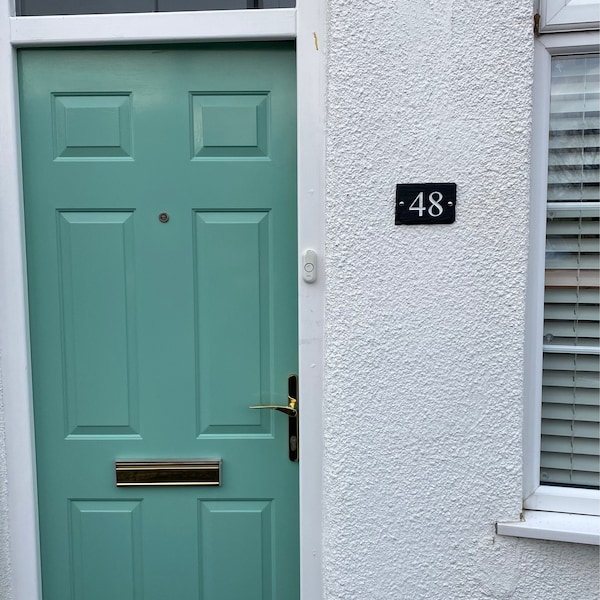 House Numbers Rustic Slate - Etsy