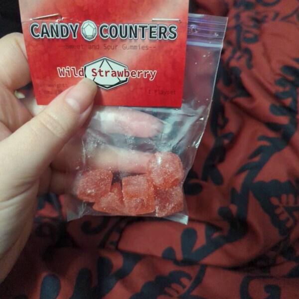 Pineapple Candy Dice, Kohakutou Gummies, Dungeons and Dragons, Roll for ...