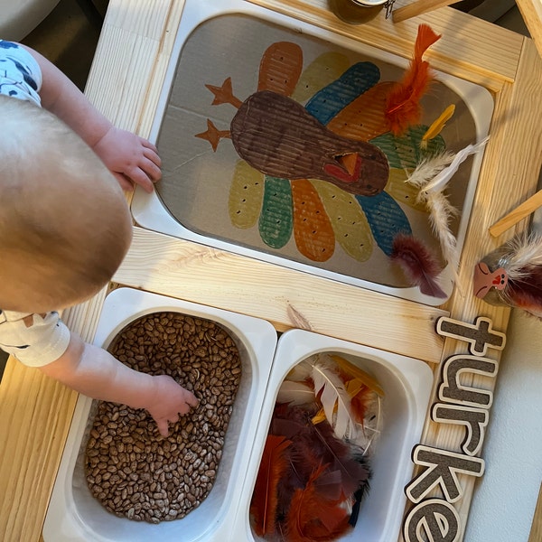 Alphabet Sensory Letter Trays - Etsy