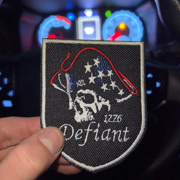 Defiant 1776 Skull Patch - Etsy