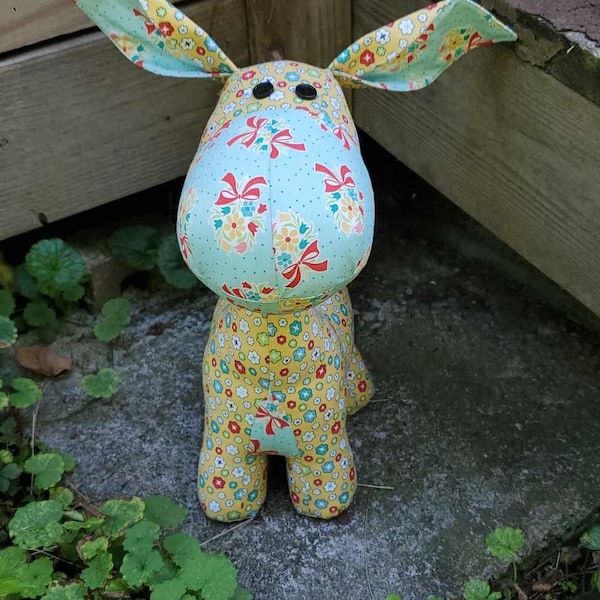 Stuffed Animal - Donkey | Burro PDF Sewing Pattern & Tutorial | Fabric ...
