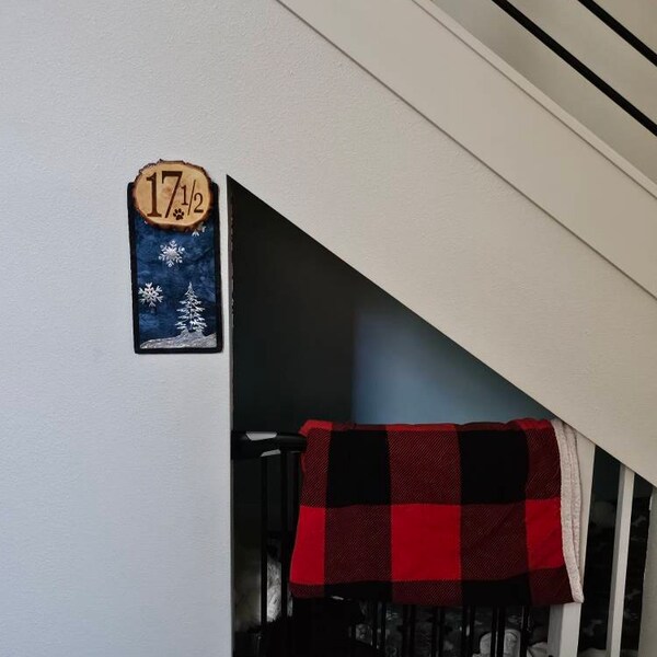 Small House Numbers, Wooden Number Plaques, Engraved Wooden Number ...