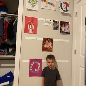 Custom Kids Art Display Board Magnetic, Playroom Wall Art, Kids Room ...