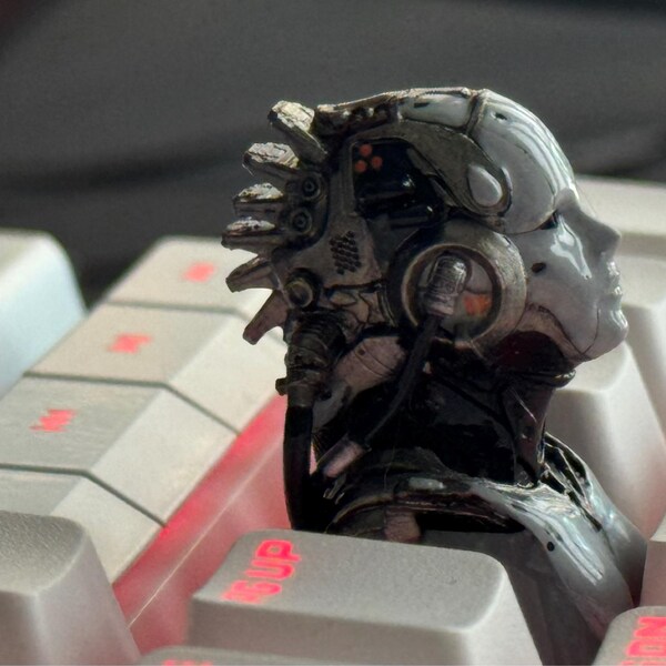 Terminator T-800 Skull Backlit Keycap, MX RGB Cherry Switch Mechanical ...