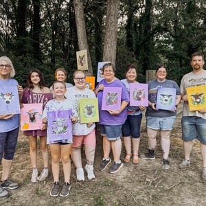 Boho Sunset Landscape, Adult Paint by Number Template, Color by Number ...