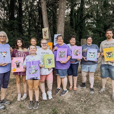 Boho Sunset Landscape, Adult Paint by Number Template, Color by Number ...