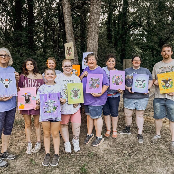 Cowgirl Boot Flowers, DIY Paint Party Template, Printable Canvas Art ...