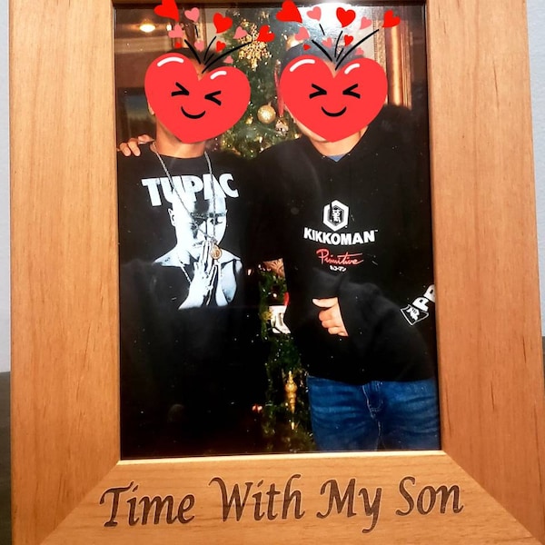 Personalized Picture Frame Custom Picture Engraved Picture Gift for Him ...