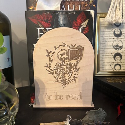 CUSTOM MESSAGE Book Stand Personalized Wooden Book Stand Book Mark Book ...