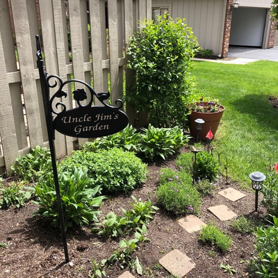 Park Ave Garden Sign - Etsy