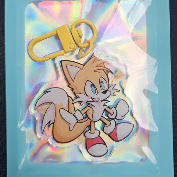 Sonic 2 Inch Acrylic Charm Keychain | Sonic Hedgehog, Shadow Hedgehog ...