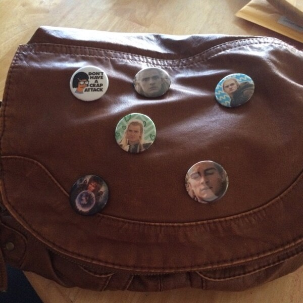 Lord of the Rings Legolas Pinback Buttons (or Magnets) - the Derp ...