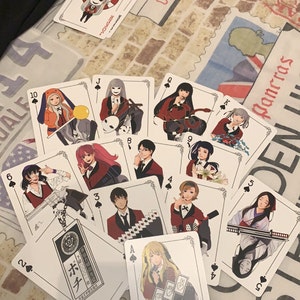 Kakegurui Playing Cards 54-card Deck | Etsy