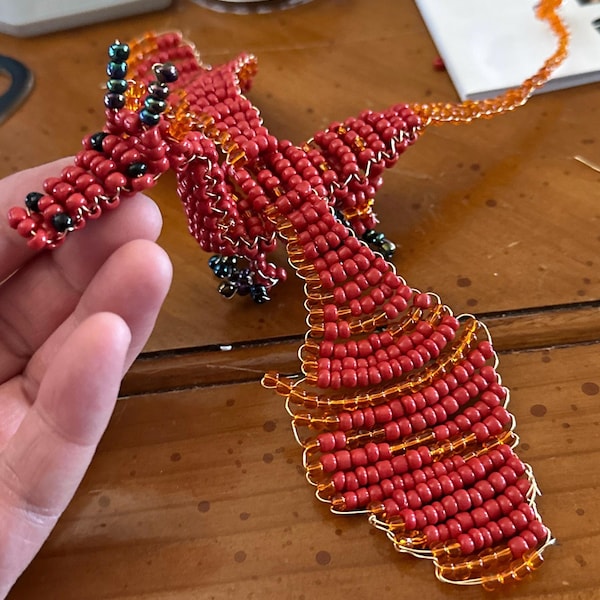 Beaded Dragon Video Tutorial - Dragon Beading Video • Beaded Dragon ...