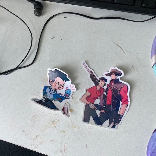 Team Fortress 2 TF2 Stickers - Etsy