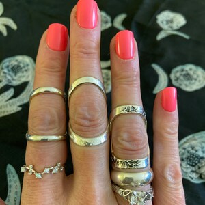 Arthritis Finger Splint Sterling Silver 925 or Brass Adjustable ...