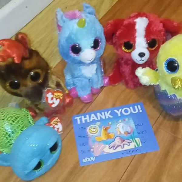 Ty Beanie Babies Spongebob Squarepants Characters 8 Inch Vintage ...