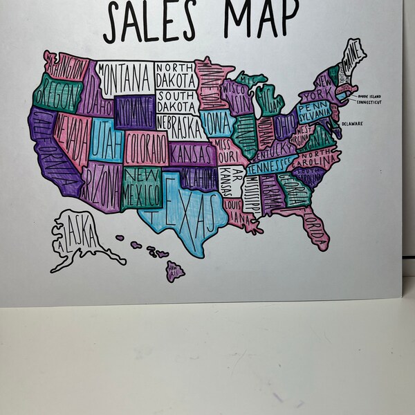 Sales Map Digital Download - Etsy