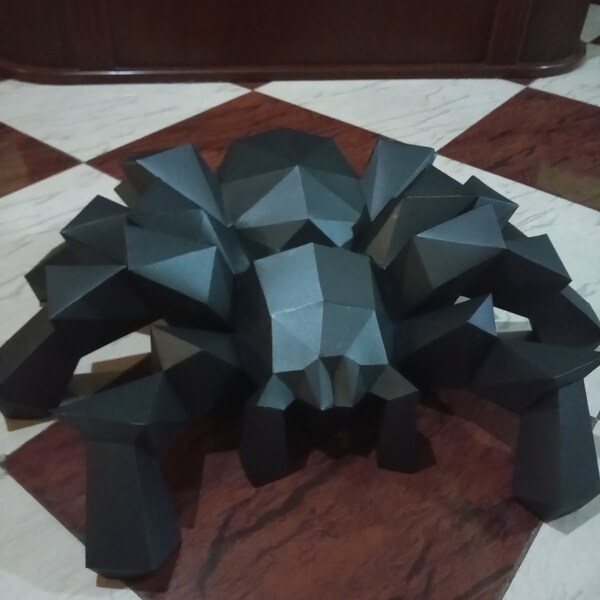 Spider Paper Model,papercraft,diy,low Poly,pdf Papercraft , Spider - Etsy