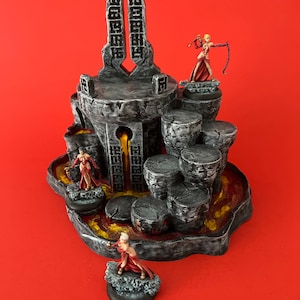 Dnd Dwarven Tribute Statue Dwarf Wall Monument Tabletop - Etsy