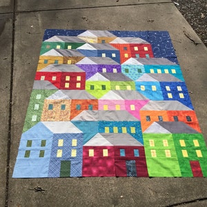 Chevron Snowflake Quilt Pattern PDF Digital Download - Etsy