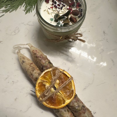 Yule / Winter Solstice Ritual Taper Candles - Etsy