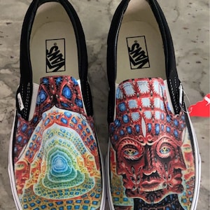 Custom Point Break Inspired Black Slip on Vans keanu Reeves / | Etsy