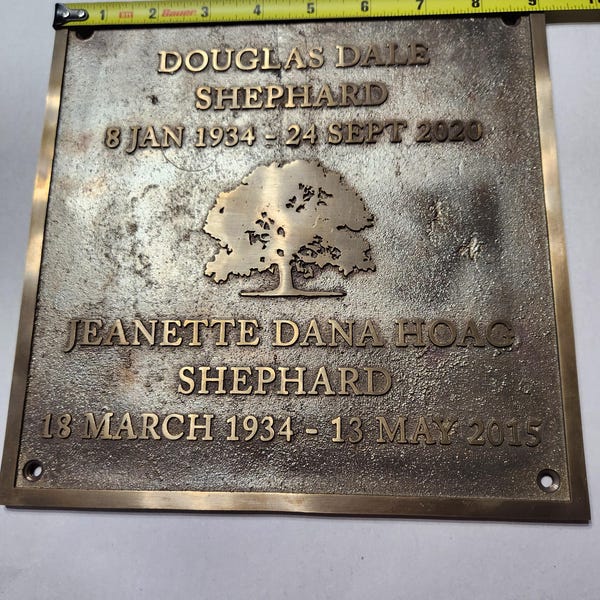 Custom Made Cast Bronze Signs & Plaques - Personalized Logo/crest ...