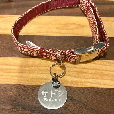 Vaccinated Add on Dog Tag, Rabies Tiny Tag, Dog Collar, Pet Tag, Pet ID ...