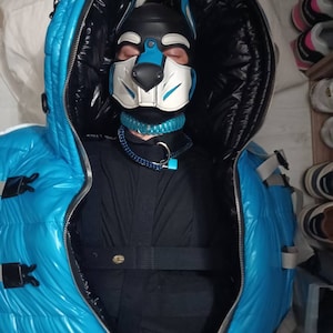 Blue Timeout Mask Blindfold Baby Blue / ABDL / Restraining - Etsy UK