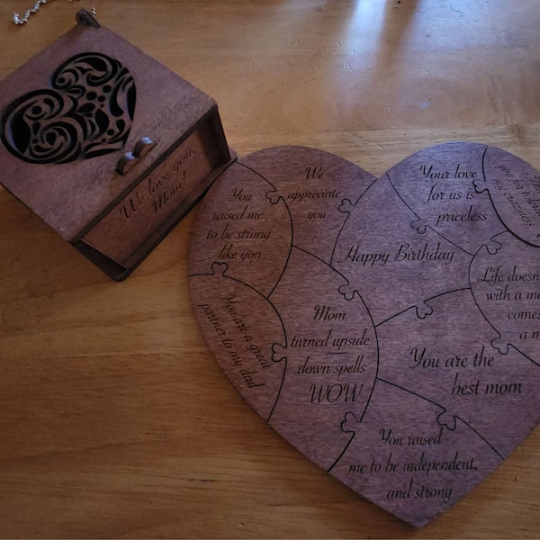 Acacia Box Engagement Gift for Friends, Wedding Keepsake Box Large ...