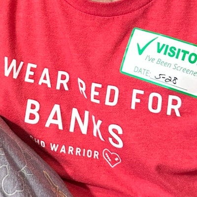 CHD Awareness Wear Red Shirt Heart Warrior Gift Heart Surgery Gift CHD ...