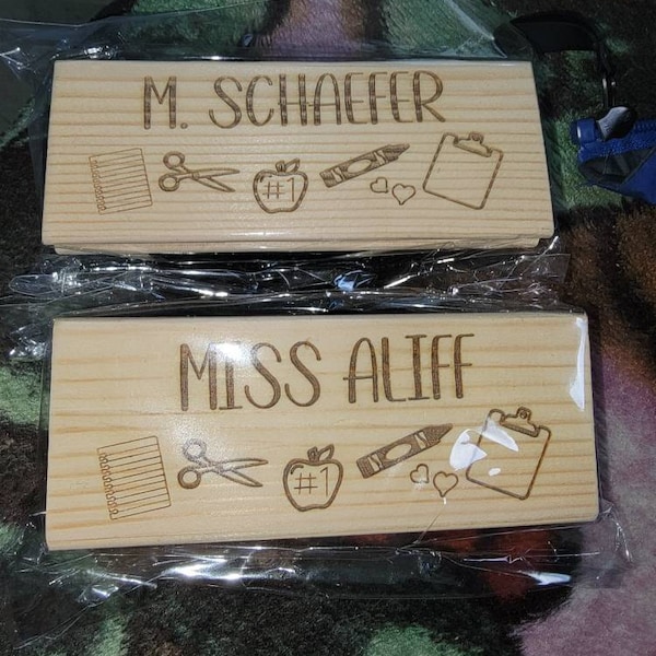 Personalized White Board Eraser | Laser Engraved |teacher Appreciation ...