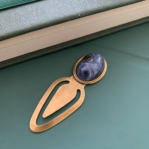 Stone Bookmarks - Pick a Semi-precious Stone Aventurine Onyx Tigereye ...