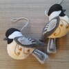 Chickadee Sewing Pattern PDF - Backyard Bird Stuffed Ornament - Felt ...