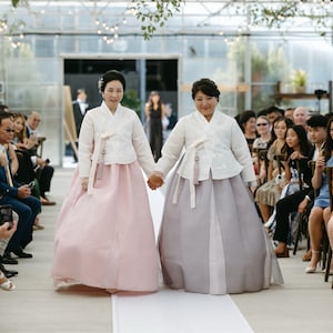 Korean Couple Wedding Hanbok Minteu - Etsy