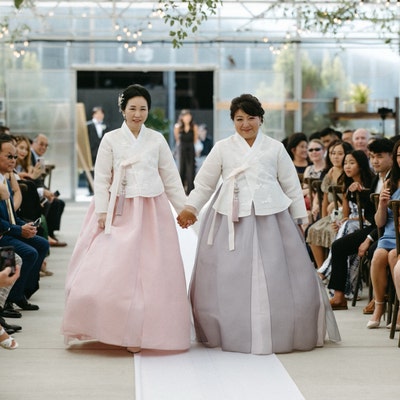 Korean Couple Wedding Hanbok Minteu - Etsy
