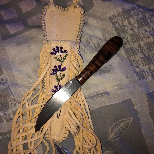 Native American Hair Tie Regalia Hand Painted Replicated Immature Bald ...