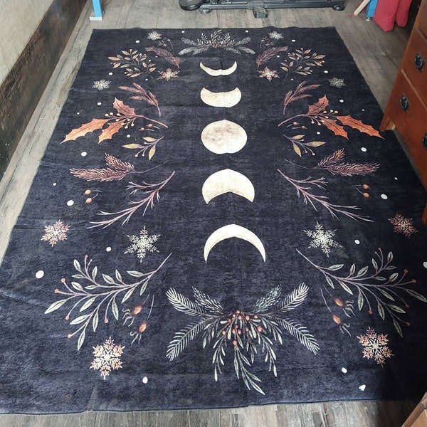 Tree Rug,forest Rug,art Rug,firefly Rug,tree Pattern Rug,forest Theme ...