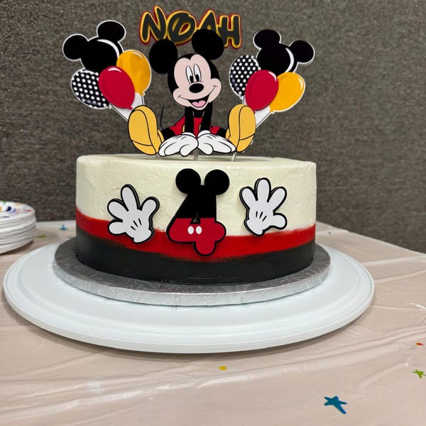 Mickey Cake Topper - Etsy