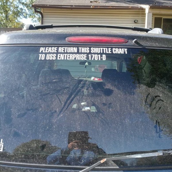 Personalized Star Trek Inspired LCARS Lettering Vinyl Sticker / Decal ...