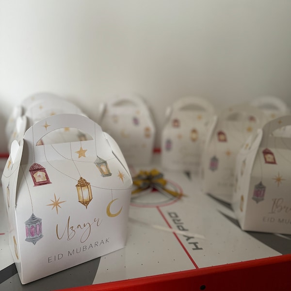 Personalized Eid Mubarak Party Favor Box: Ramadan Celebration Gift - Etsy