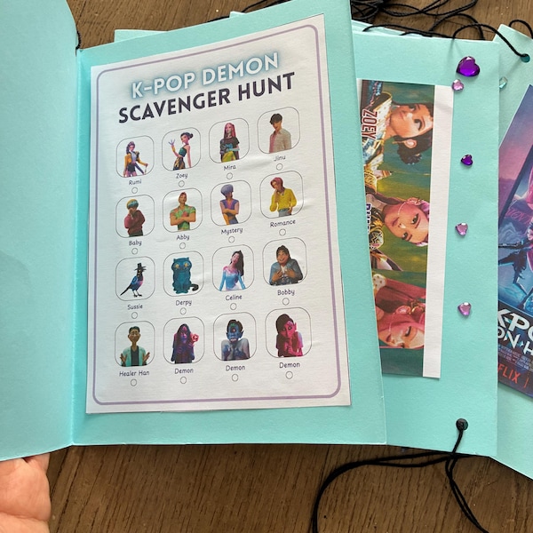 Kpop Demon Scavenger Hunt - Treasure Hunt - Birthday Game - Party ...