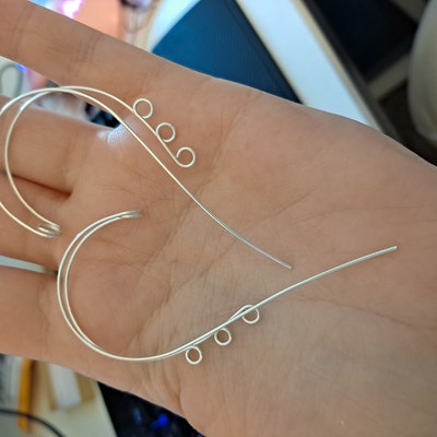 Ear Cuff, Ear Wrap, Ear Jacket, Beading Blank, Ear Decoration, 2 Cuffs ...