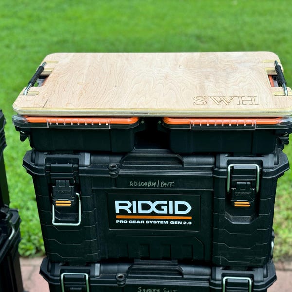 Custom Wood Worktop for Rigid Pro Gear 2.0 - Handcrafted Maple Plywood ...